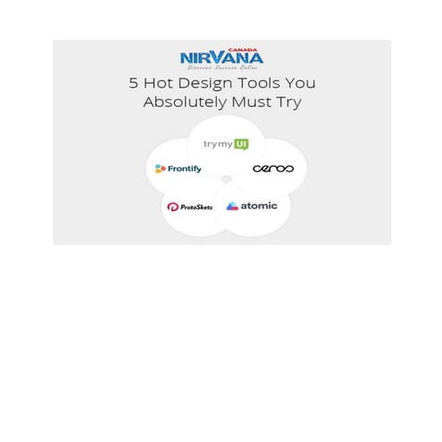 5 Hot Design Tools You Absolutely Must Try | PDF