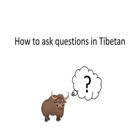 How to ask questions in Tibetan | PDF