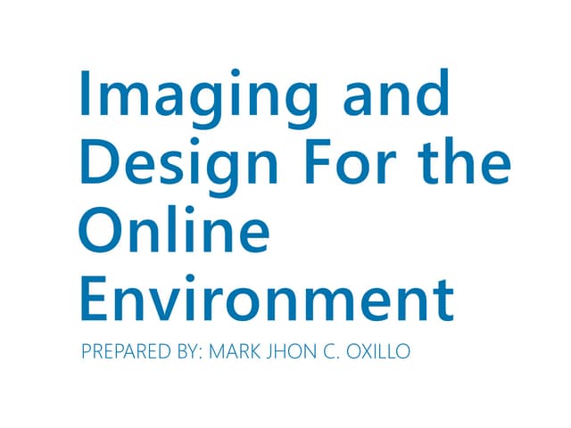 Empowerment Technologies - Imaging and Design for the Online ...