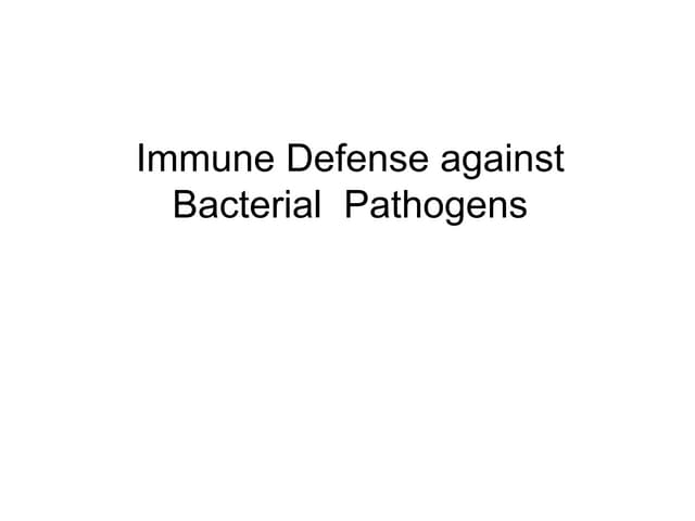Immune response to fungal infection | PPTX