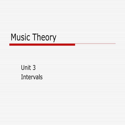 5 Intervals | PPT