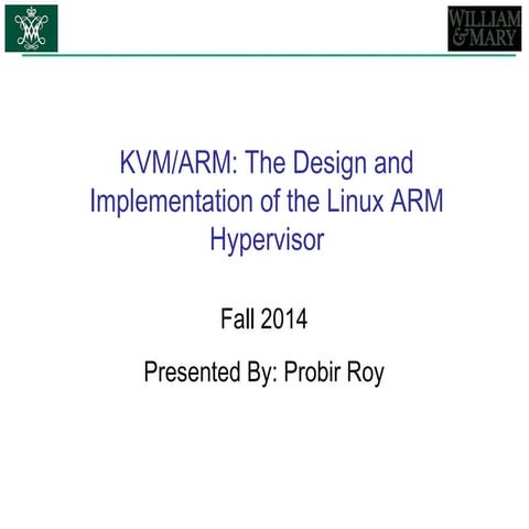 5 kvm arm | PPT