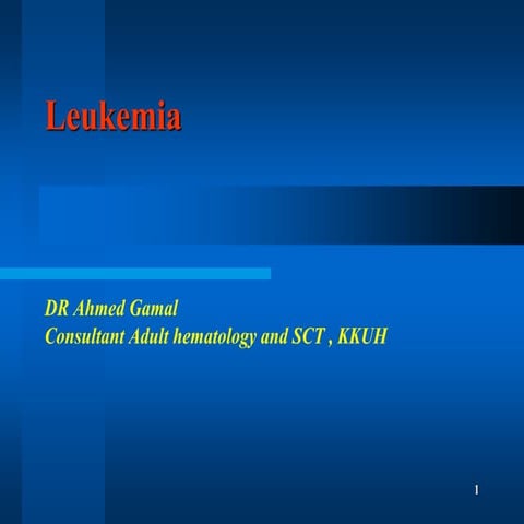 5-lecture leukemia presentation immunology | PPT