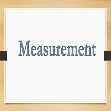 5 measurement-presentation | PPT