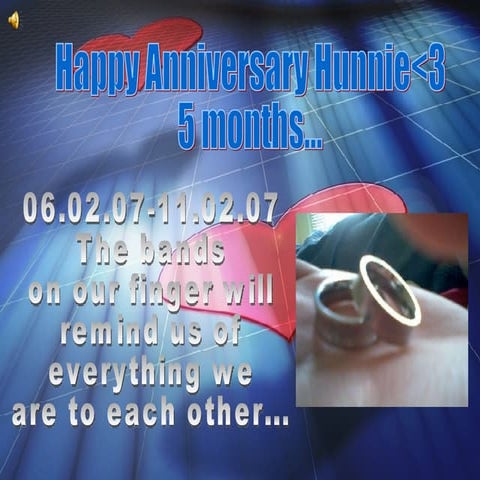5 months anniversary | PPT