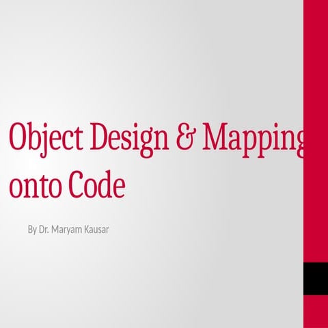 5-Oject Design & Mapping on Code__ .pptx