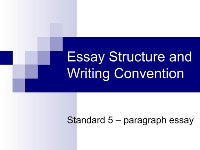 Essay Writing (Structure) | PPT