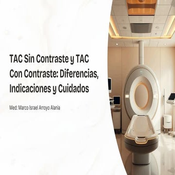tomografia axial con contraste y sin contraste | PDF