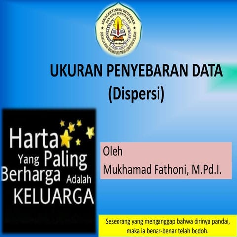 ukuran penyebaran data | PPTX