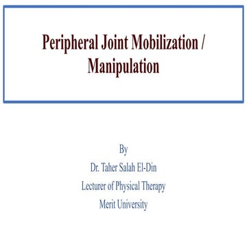 5-Peripheral Joint Mobilization.pptx
