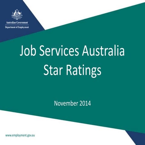 Job Services Australia Star Ratings | PPTX