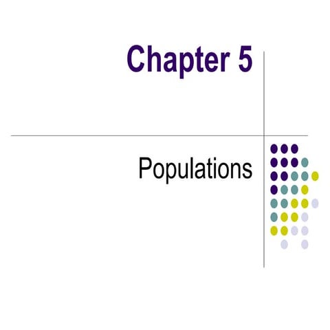 5 populations | PPT