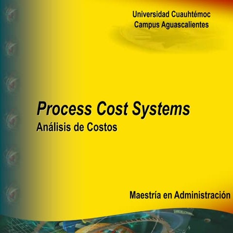 5. process cost systems | PPTX