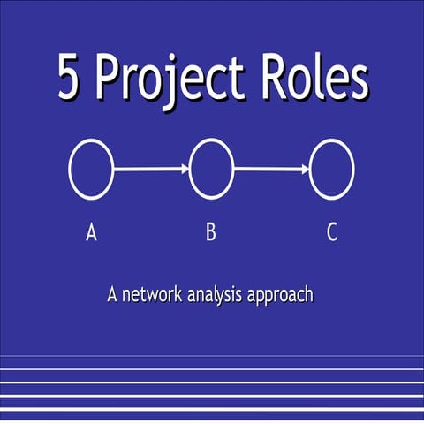 5 Project Roles | PPT | Business and Finance