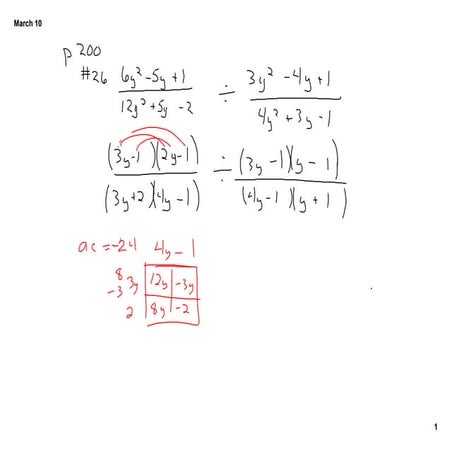 5 Rational Expressions Long Division Mar 10 | PDF | Computing ...