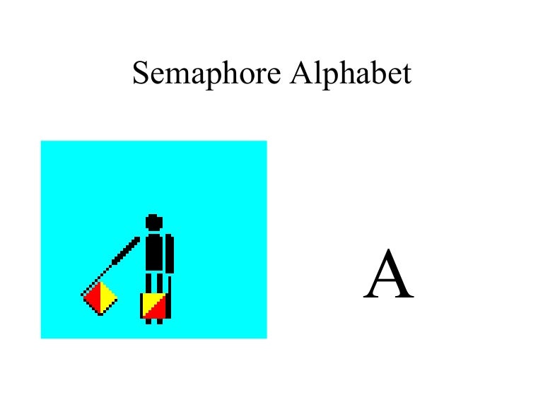 5. semaphore alphabet