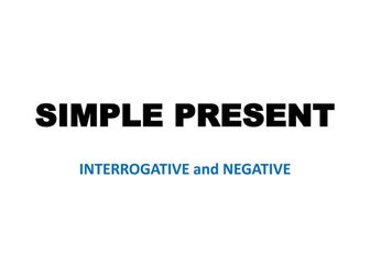 Present Simple Interrogative | PPT