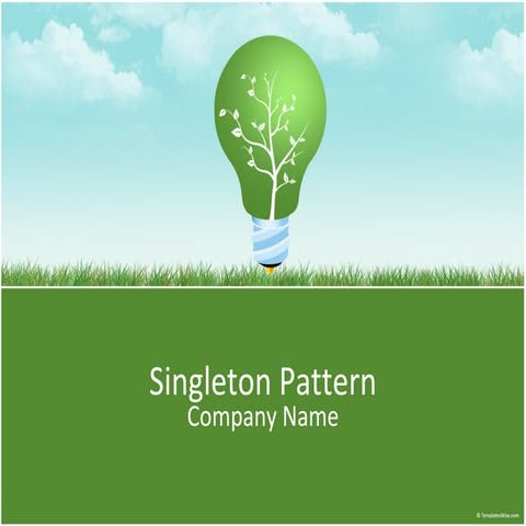 Design Pattern 5. Singleton Pattern | ODP