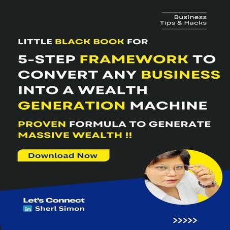5-Step Framework to Convert Any Business into a Wealth Generation ...