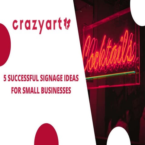 5 Successful Signage Ideas For Small Businesses | PPTX