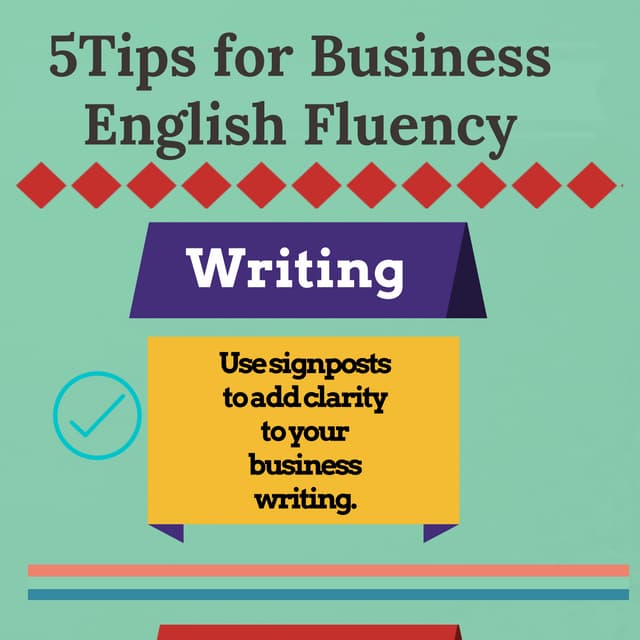 5 Tips for Business English Fluency - Infographic | PDF