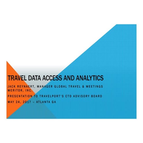 TRAVEL DATA ACCESS AND ANALYTICS | PDF
