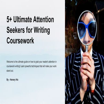5-Ultimate-Attention-Seekers-for-Writing-Coursework .pptx