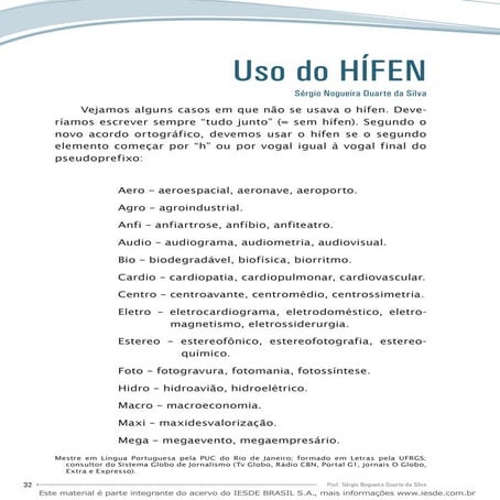 5 uso do hifen | PDF