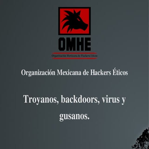 Backdoors, troyanos y otro tipo de malware. OMHE | PDF