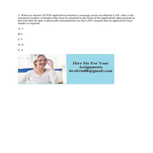 5- When an internet TCP-IP application transmits a message across an e.docx | Computer ...