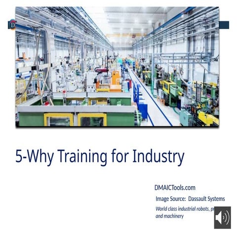 5 Why Training Presentation for Industry | PPTX