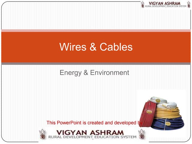 Types of wires and cables | PPT