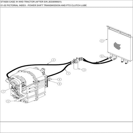 STX 500 CASE IH 4WD Tractor parts catalog | PDF