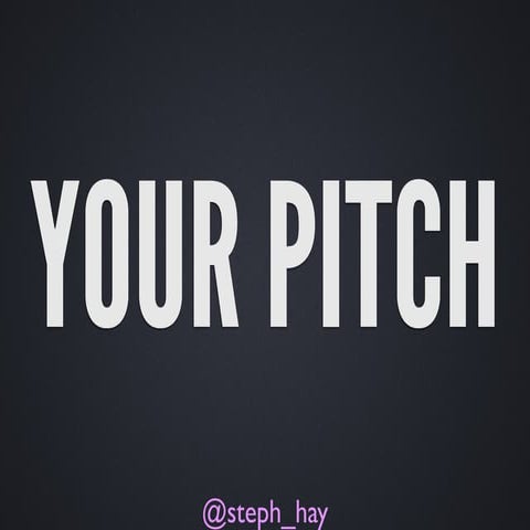 How to Craft the Perfect Pitch | PPT