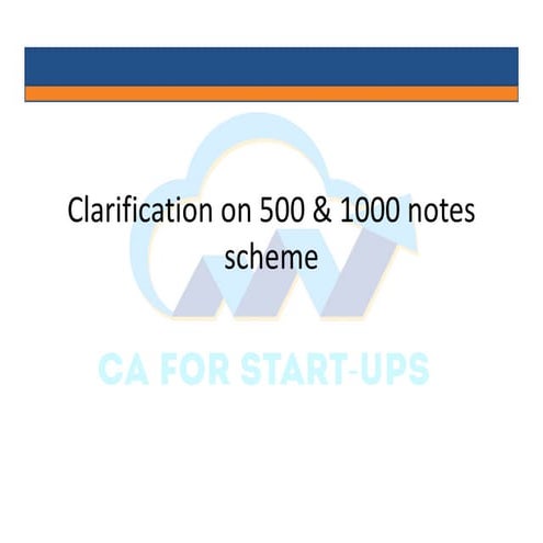 500 & 1000 notes scheme | PDF