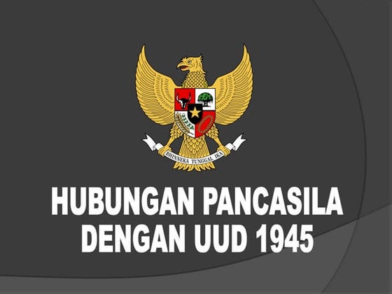 Hubungan pancasila dan UUD 1945 | PPTX