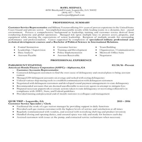 Joshua Benedict Resume | DOCX