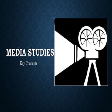 Key concepts of media | PPTX