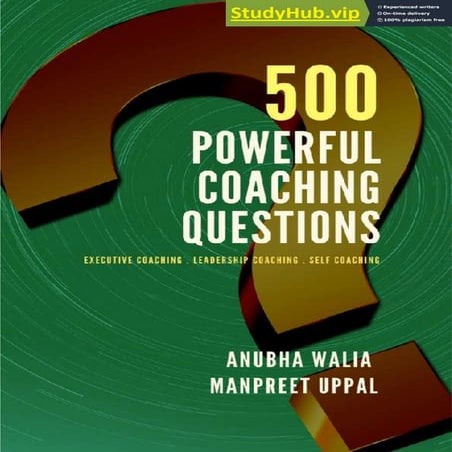 500 Powerful Coaching Questions | PDF | Business Administration | Business
