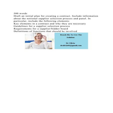 500 wordsDraft an initial plan for creating a contract. Include in.docx