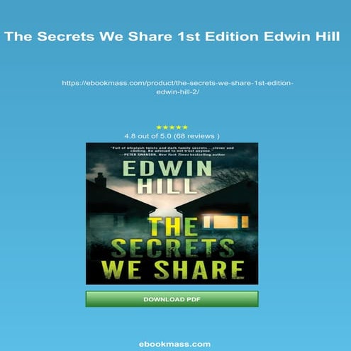 The Secrets We Share 1st Edition Edwin Hill | PDF