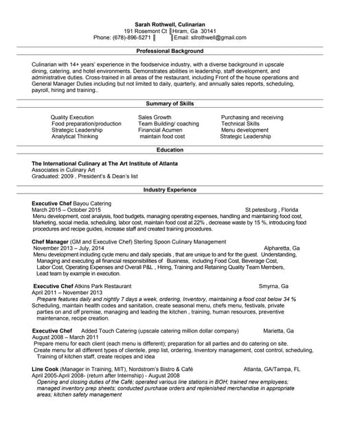 WS Food safety - Resume 2016 | PDF