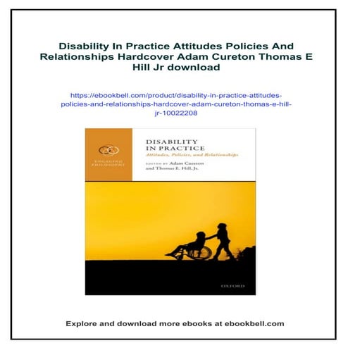Disability In Practice Attitudes Policies And Relationships Hardcover ...