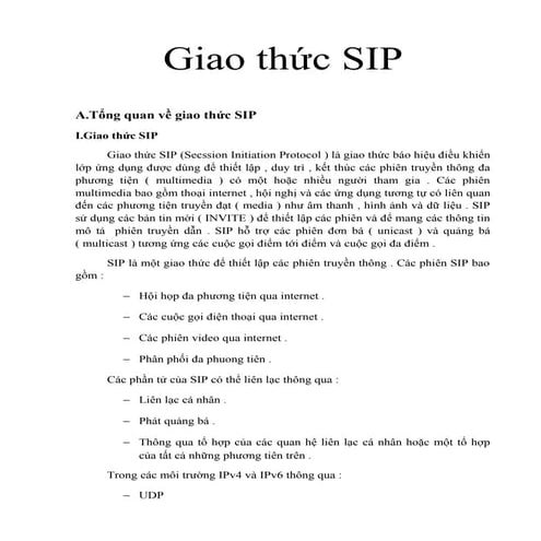 50137078 đề-tai-giao-thức-sip (1) | PDF