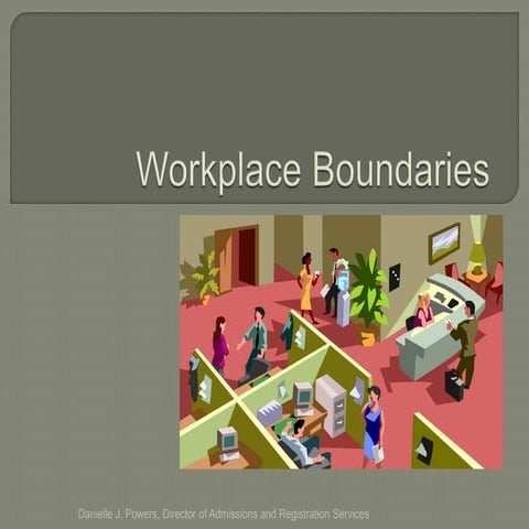 Workplace Boundaries | PPTX