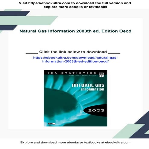 Natural Gas Information 2004 Edition Oecd | PDF