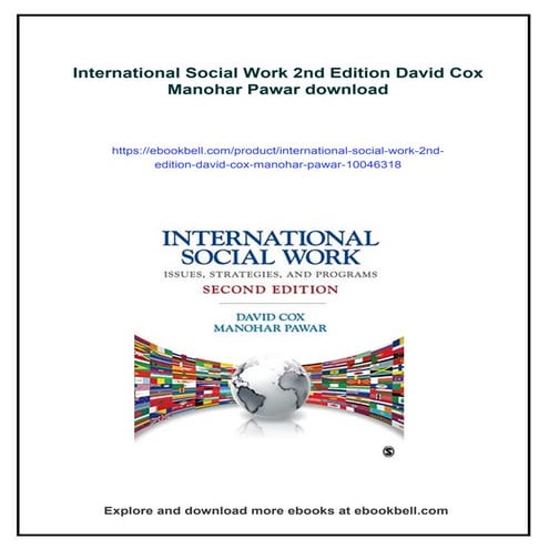 International Social Work 2nd Edition David Cox Manohar Pawar | PDF