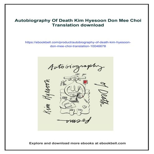 Autobiography Of Death Kim Hyesoon Don Mee Choi Translation | PDF