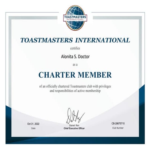 Toastmaster At Toastmaster International | PPT