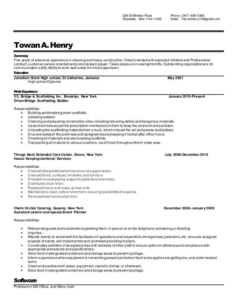 Towan Henry resume[2]